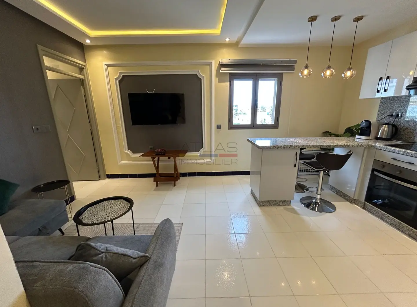 Bright furnished apartment near the ocean on Avenue Princesse Lalla Amina in Essaouira