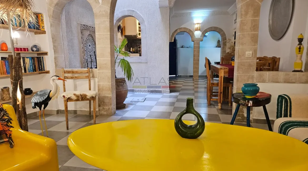 Riad de charme avec terrasses panoramiques au cœur de la médina d’Essaouira